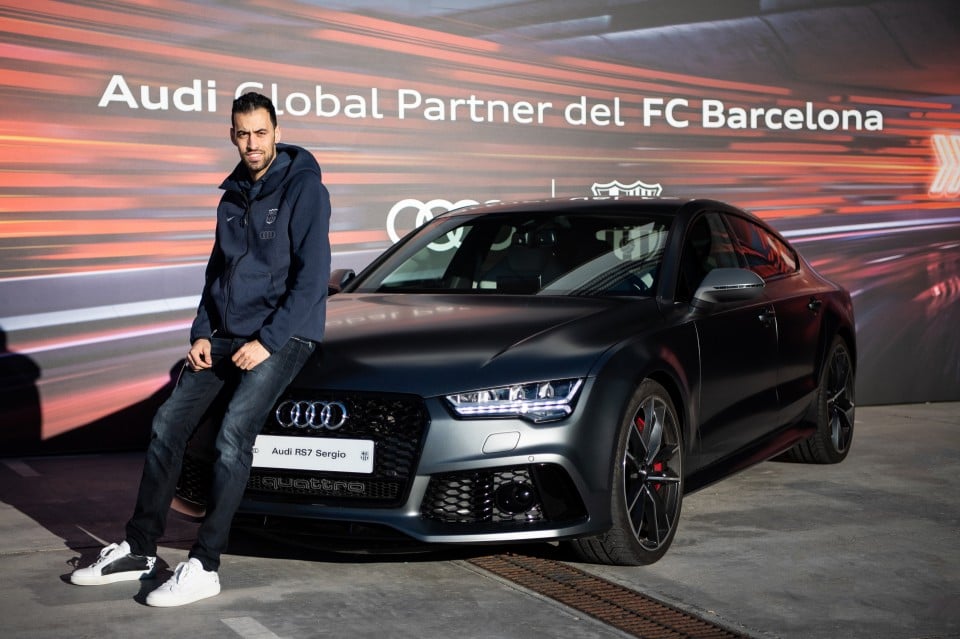 Messi recibió su nuevo Audi