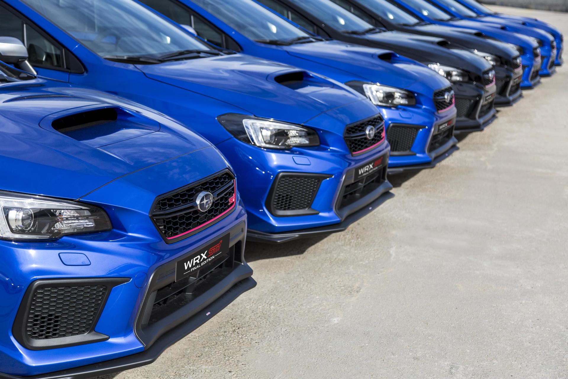 ¿En qué se diferencian los WRX STI Final Edition?