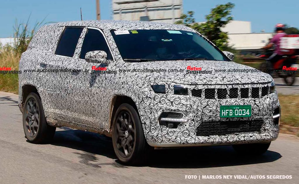 Commander: Jeep prueba el SUV para siete pasajeros sobre la base de Compass