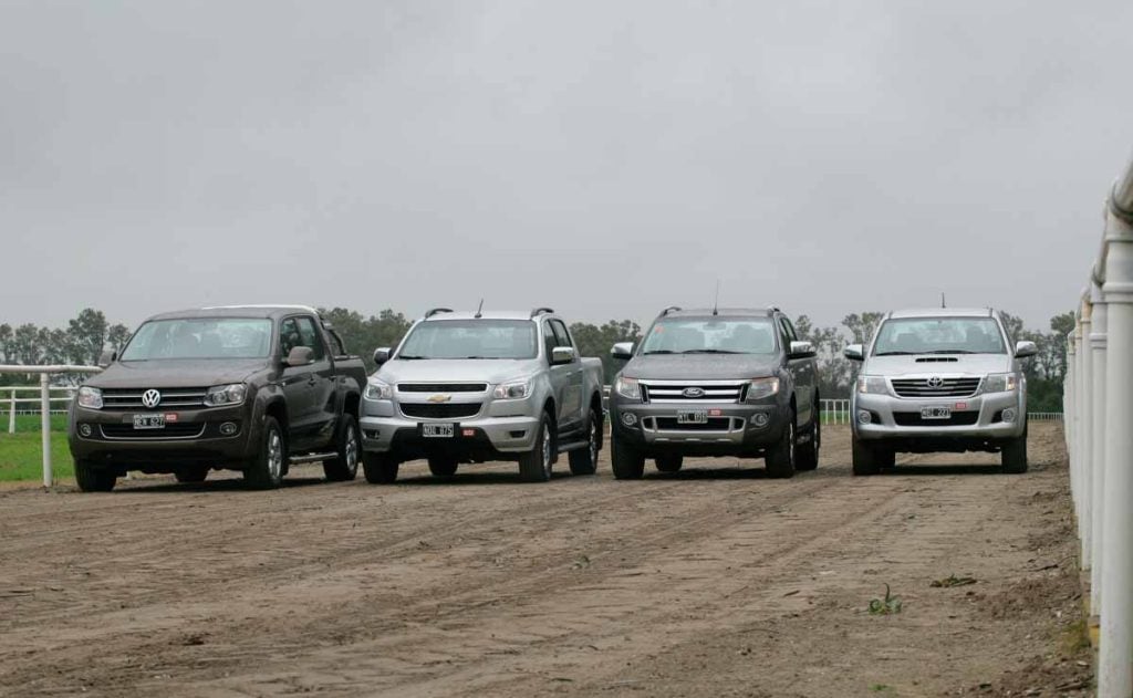 Volkswagen Amarok, Chevrolet S10, Ford Ranger y Toyota Hilux: ¿cuál era ...