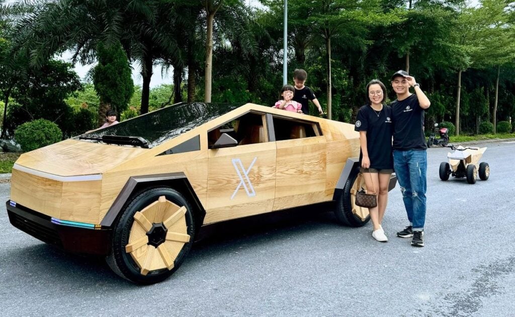 Así es el auto hecho ¡100% con madera! de una importante marca americana