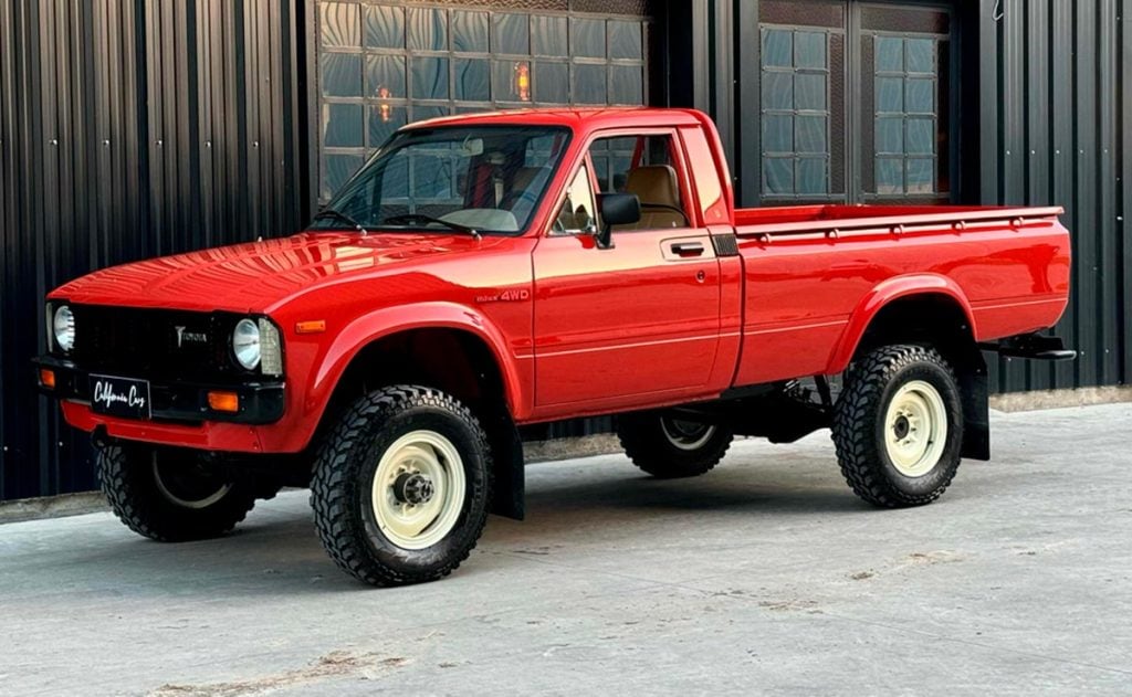 De colección: se vende una pick up Toyota 4x4 de los 80 con detalles imperdibles