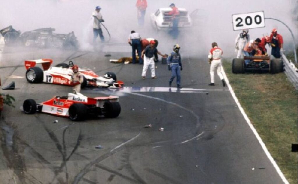 Los 5 accidentes más impactantes de la F1 en el circuito de Monza